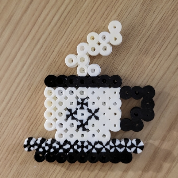 Wall Decor | Teacoffee Cup Perler Bead | Poshmark